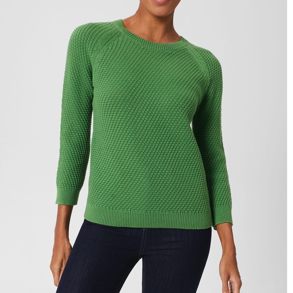 Boden | Sweaters | Boden Basket Weave Sweater In Kelly Green | Poshmark